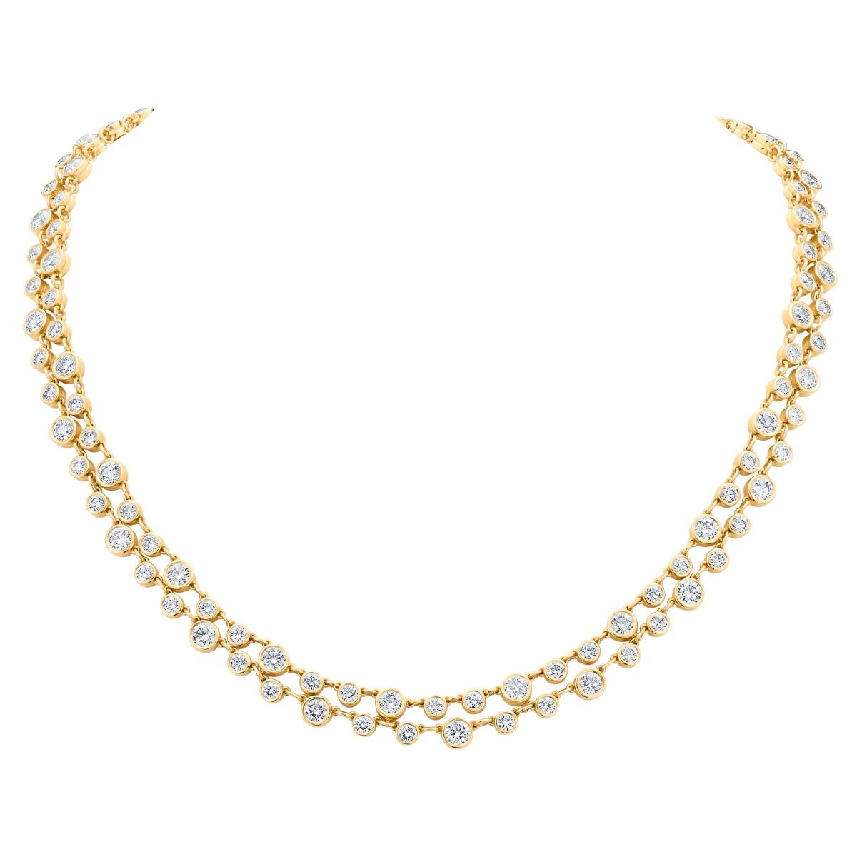 Diamond Line Necklace, 165-04261 | Eiseman Jewels | Jewelry Store ...