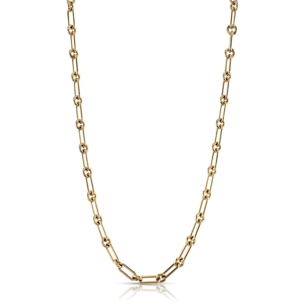 Single Stone LO Chain Necklace, N20-3-52 | Eiseman Jewels